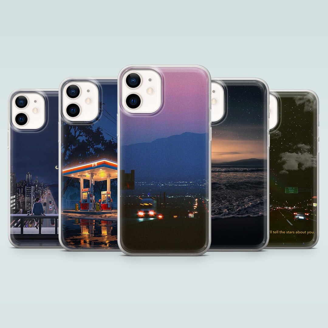Night Vibe Phone Case Lofi Vibes Cover for iPhone 17pro, 16, 15, 14, 13 ...