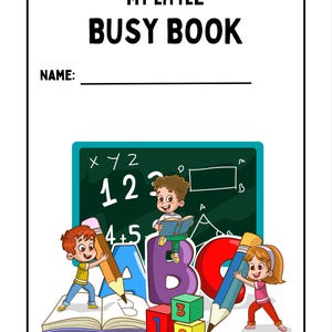 22-page Early Learners Busy Book | Digital Download | Preschool ...
