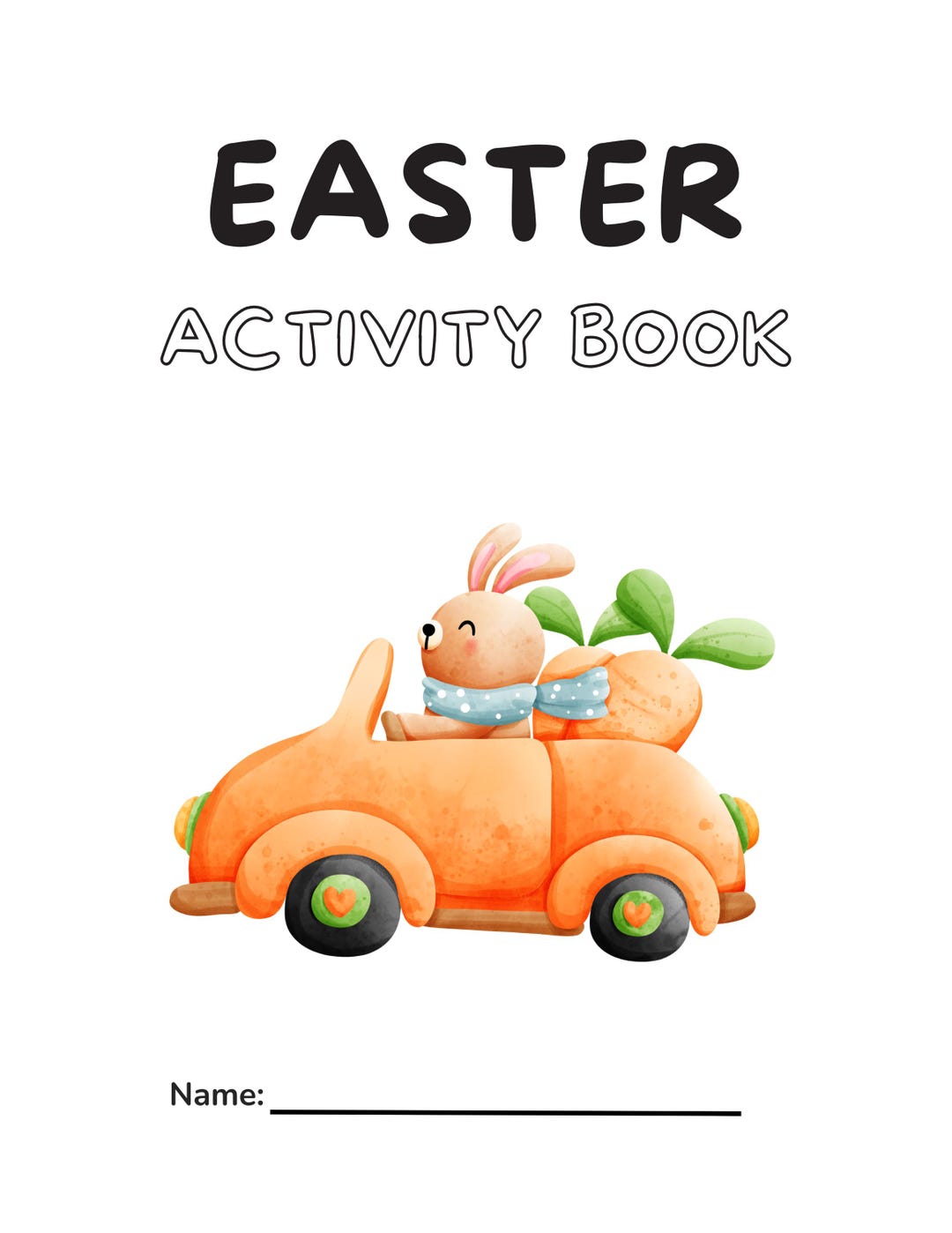 Easter Fun Activity Book for Preschool and Kindergarten 17 Page Digital ...