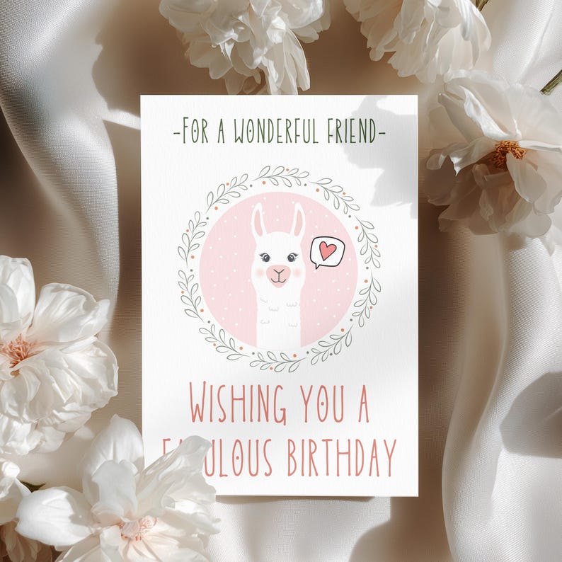 Digital Birthday Card Printable Birthday Greeting Card Instant Download ...