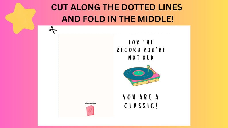 Birthday Card Digital Download Printable Birthday Greeting Card Instant ...