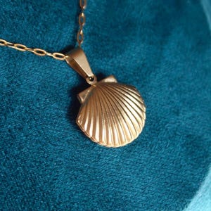 Shell Locket Necklace, Seashell Locket, Real Opening Locket, Mermaids ...