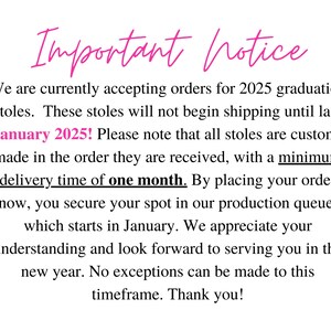 Military Graduation Stole Design Your Own Custom Embroidered Satin ...