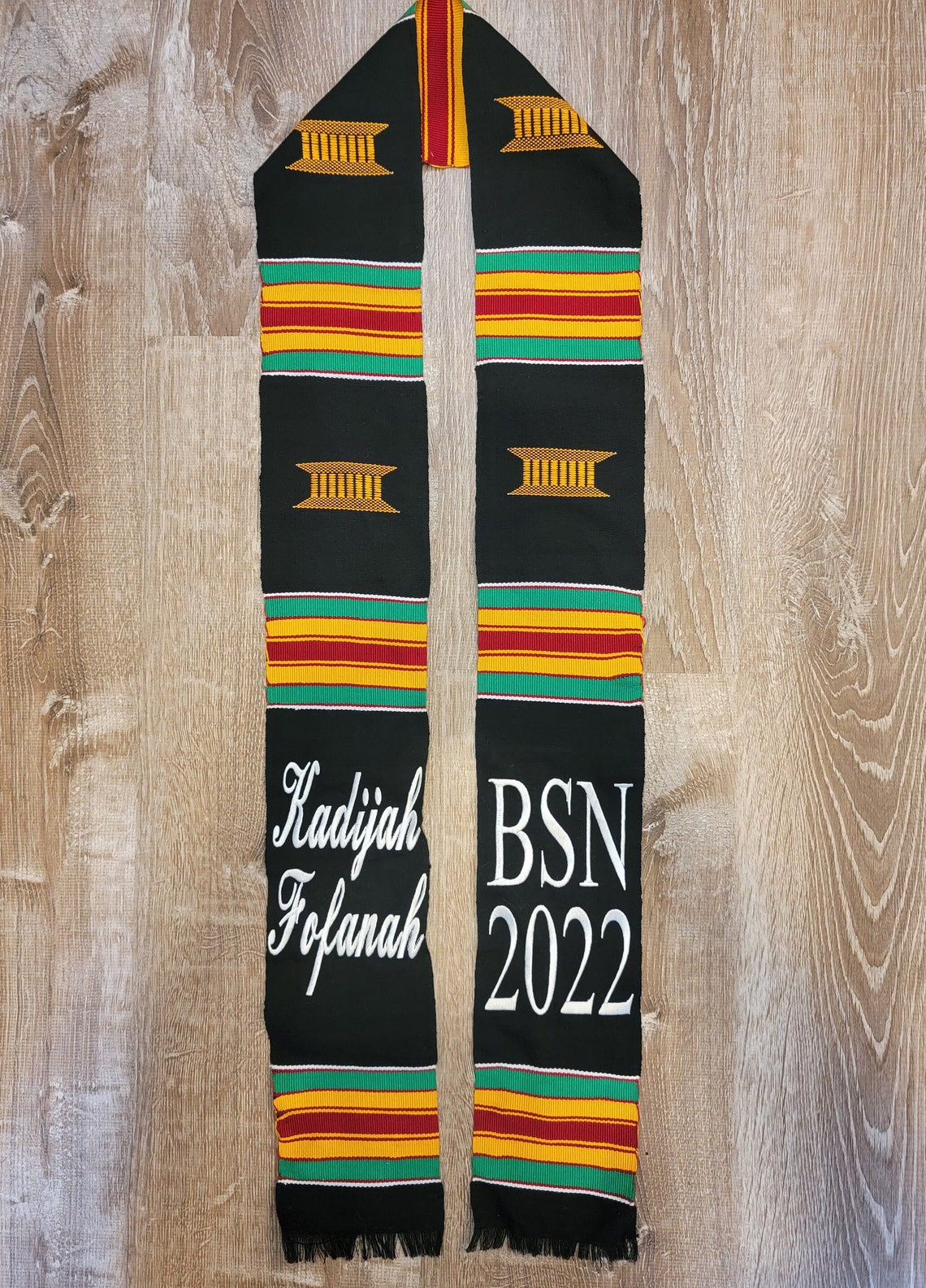 Custom Embroidered Graduation Stole 2022 Graduation Gift | Etsy