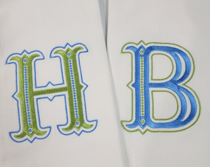 Personalized Gift Monogrammed Towel - Custom Embroidered Hand Towel ...