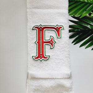 Personalized Gift Monogrammed Towel Custom Embroidered Hand Towel ...