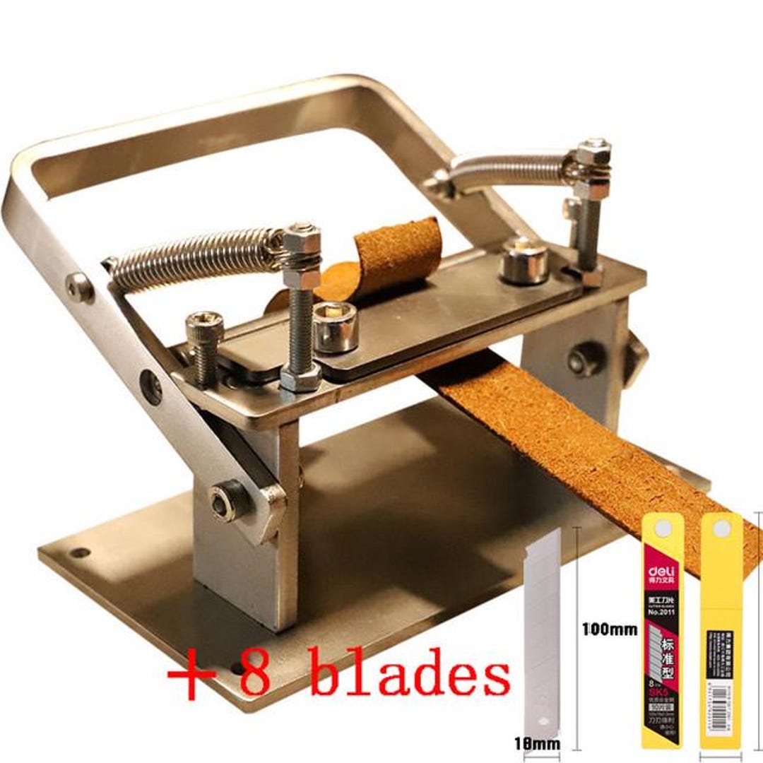 304 Stainless Steel Craft Leather Splitter Machine DIY Manual Cutting ...