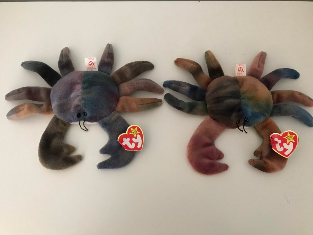 Vintage 1993 Ty Claude the Crab Beanie Baby - Etsy