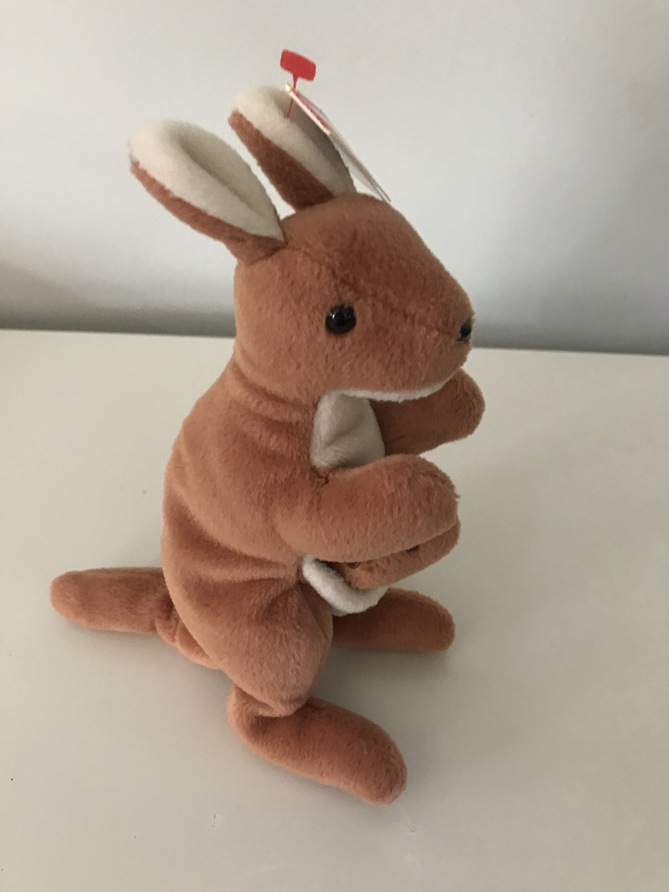 Vintage 1996 Ty Pouch the Kangaroo Beanie Baby - Etsy