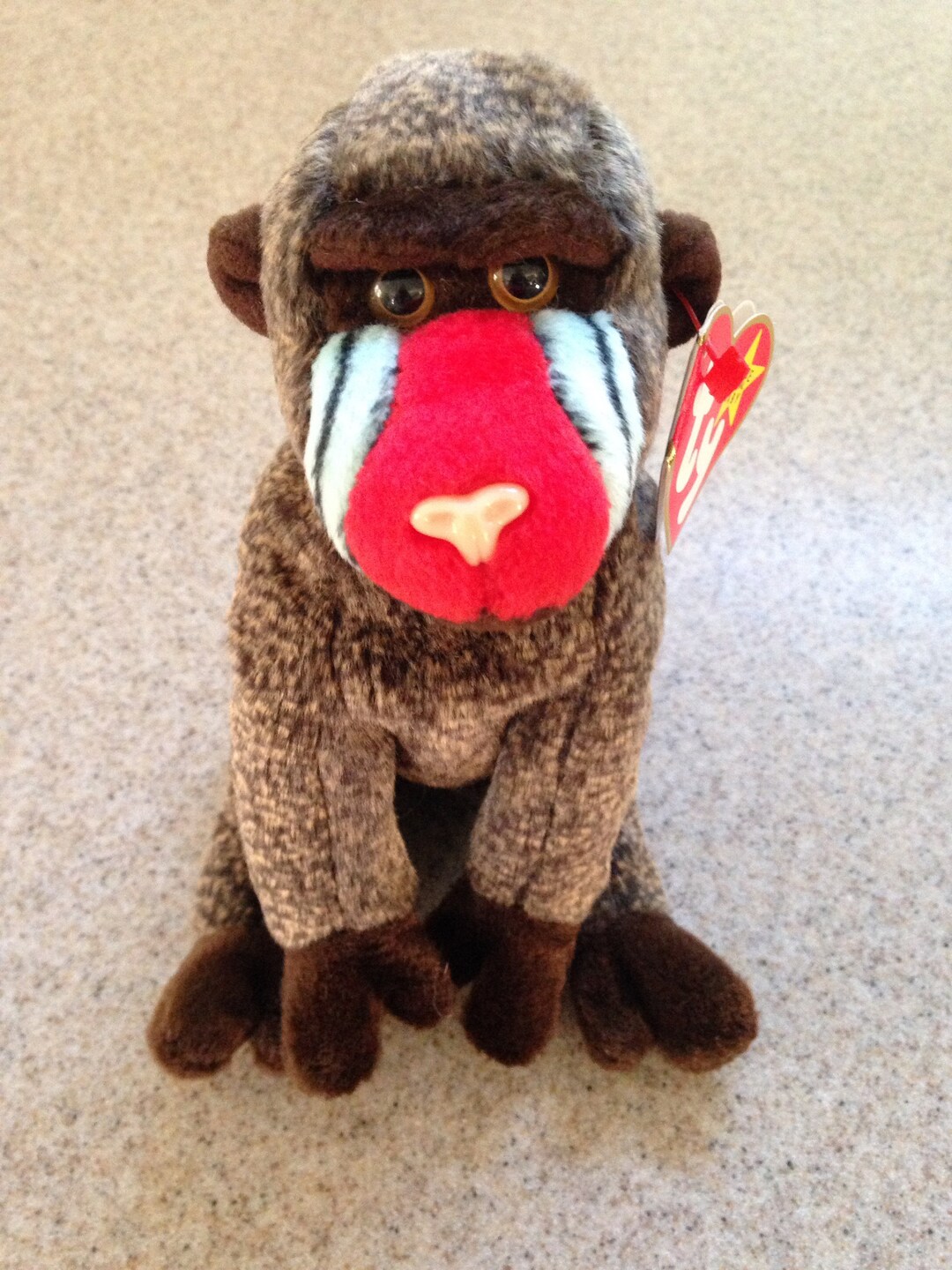 Vintage 1999 Ty Cheeks the Baboon Beanie Baby - Etsy