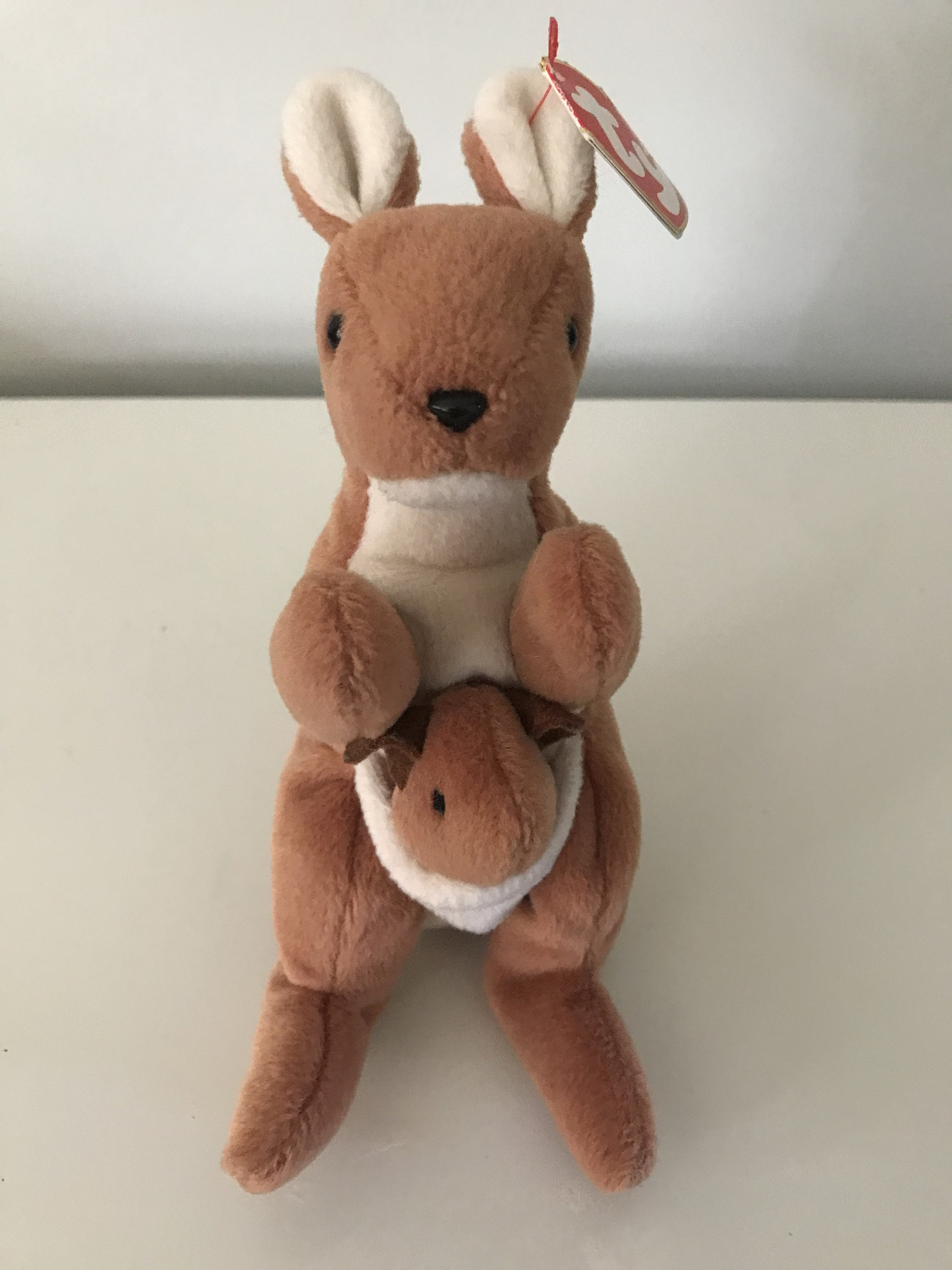 Vintage 1996 Ty Pouch the Kangaroo Beanie Baby - Etsy
