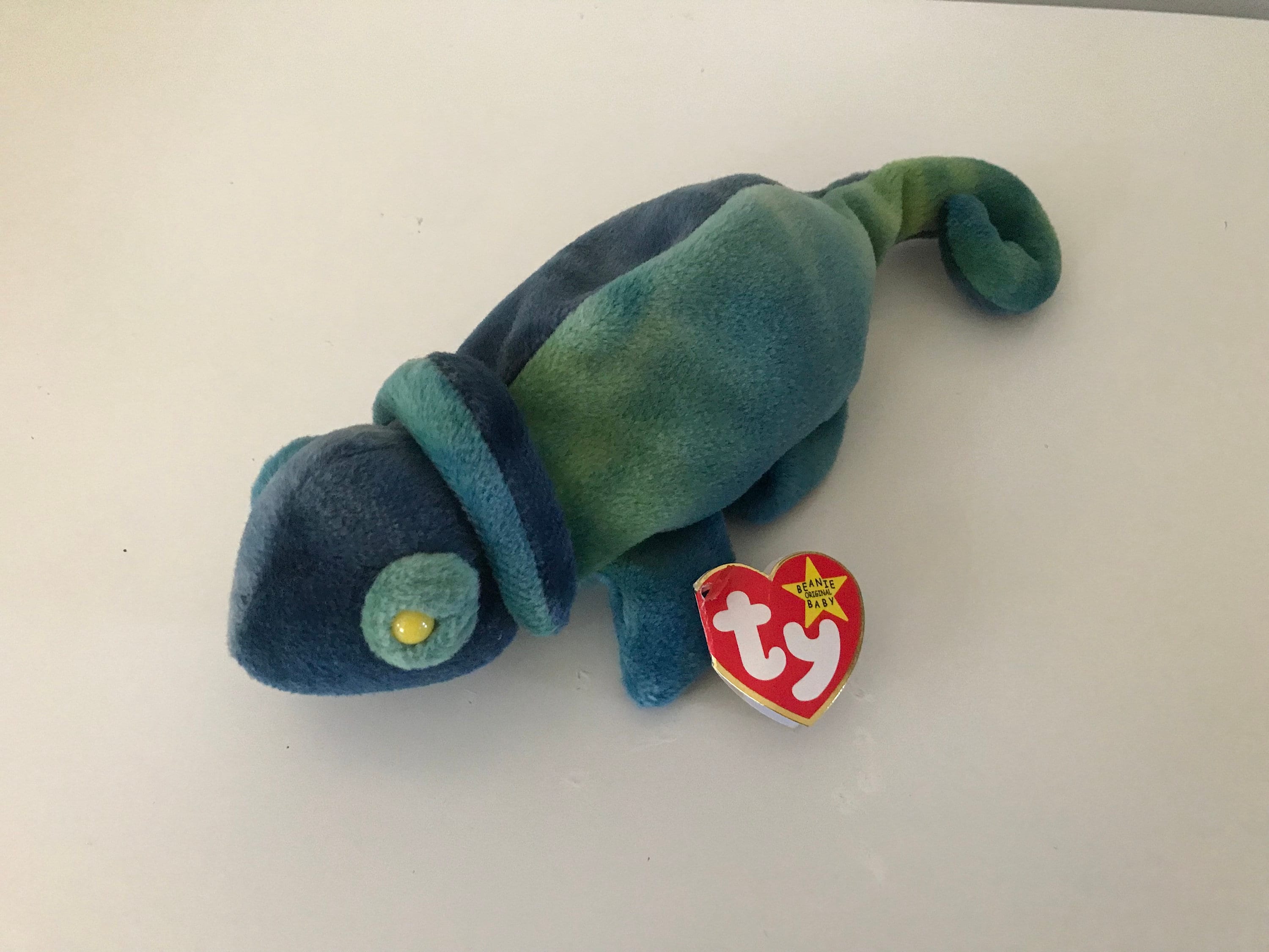 Vintage 1997 Ty Rainbow the Chameleon Beanie Baby - Etsy