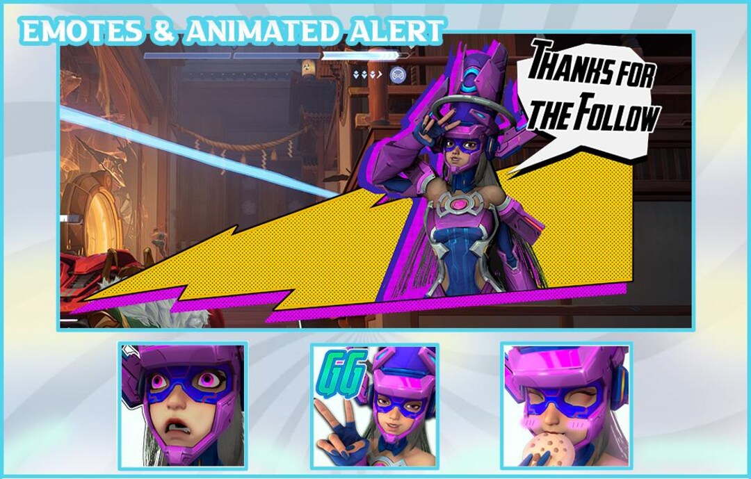 Marvel Rivals - Galacta - Emotes and Alert for Twitch Youtube Streaming ...