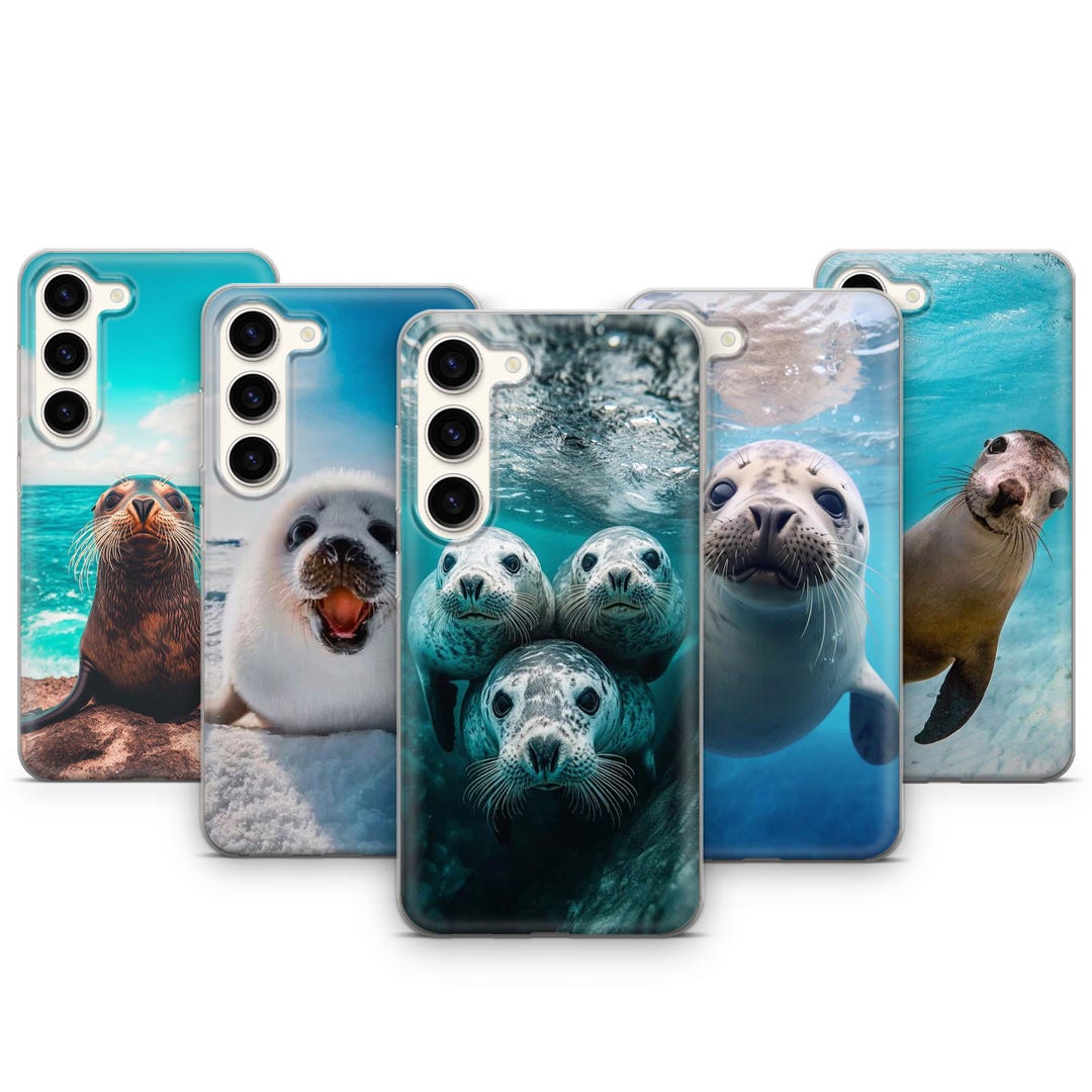 Sea Seal Phone Case Cute Baby Seals Samsung Galaxy S26 Ultra S25 FE S24 ...