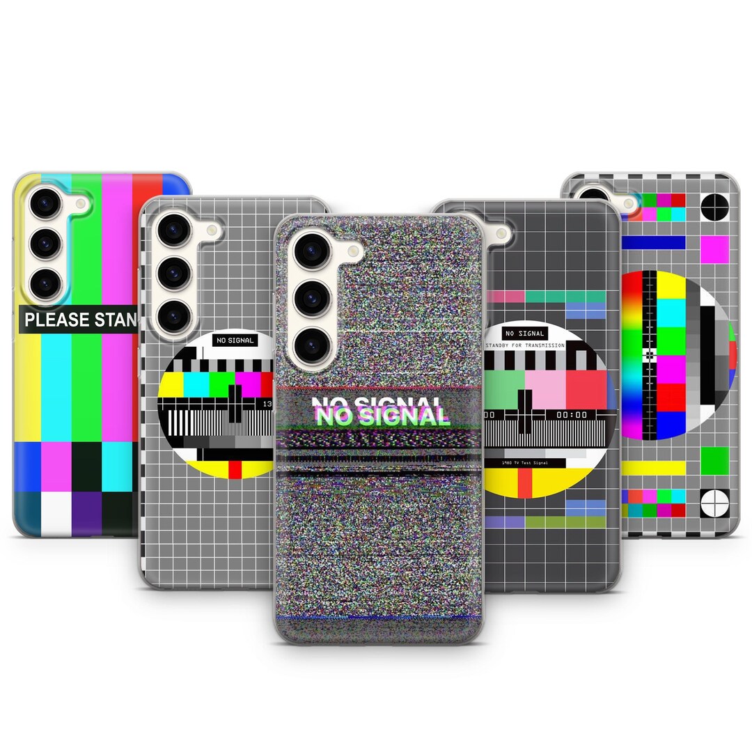 Old TV Static Screen Please Stand by No Signal Phone Case for Samsung ...