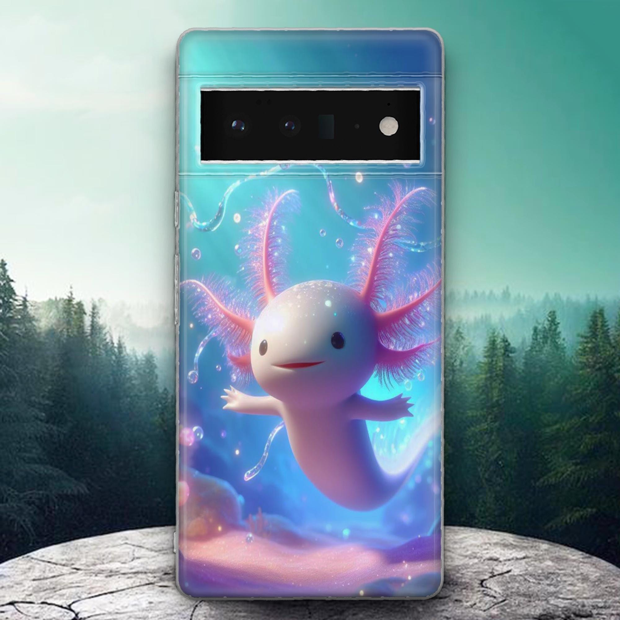 Axolotl Fish Amphibian Phone Case for Googlepixel 9 Pro XL 8 Pro 7 6 5 ...