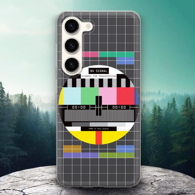 Old TV Static Screen Please Stand by No Signal Phone Case for Samsung ...