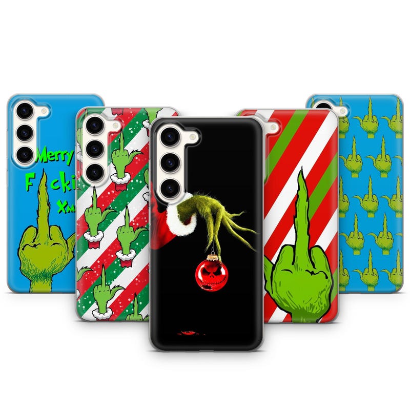 Grinch Middle Finger - Etsy