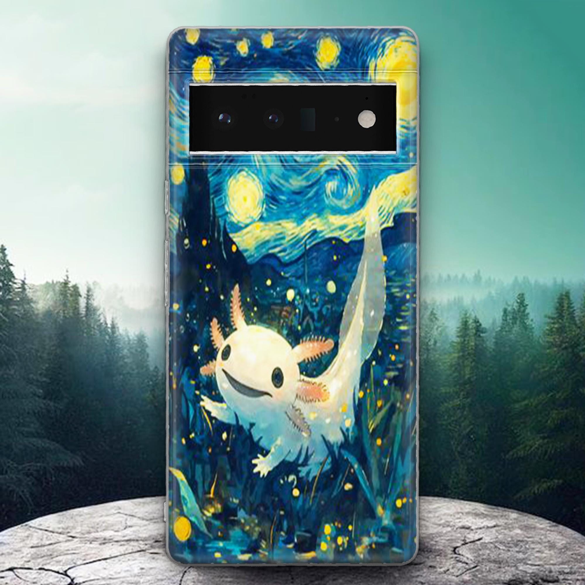 Axolotl Fish Amphibian Phone Case for Googlepixel 9 Pro XL 8 Pro 7 6 5 ...