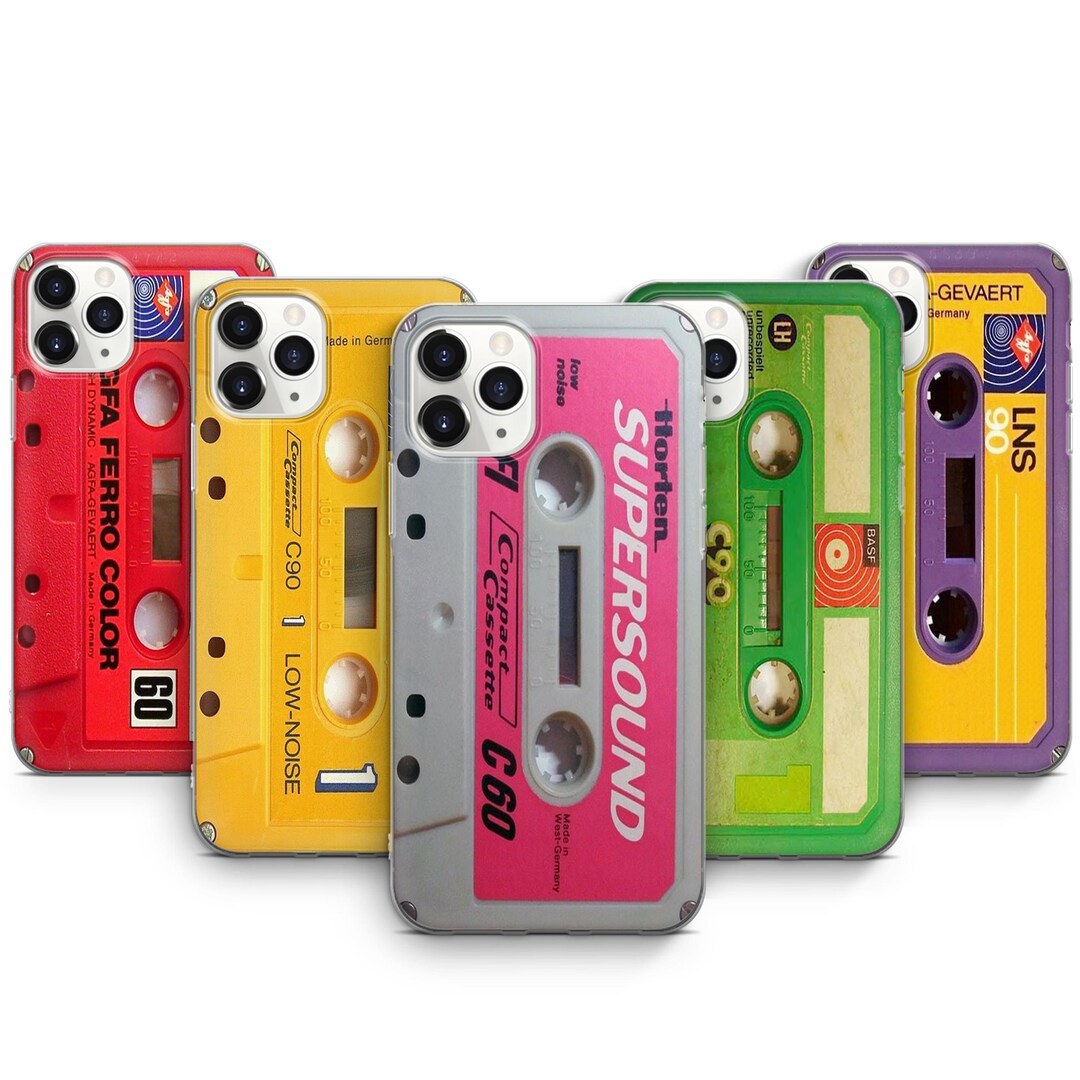 Music Cassette Phone Case Retro Audio Tape iPhone Case 17 Promax 16pro ...