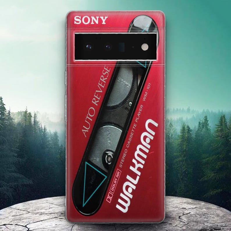 Walkman Phone Case Retro Music Cassette Player Google Pixel Case 10 ...