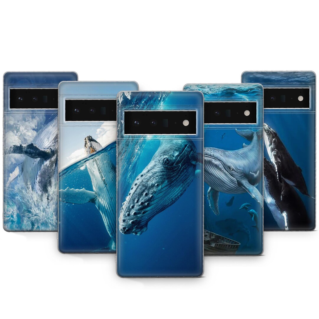 Sea Whale Phone Case for Googlepixel 9 Pro XL 8 Pro 7 6 Samsung Galaxy ...