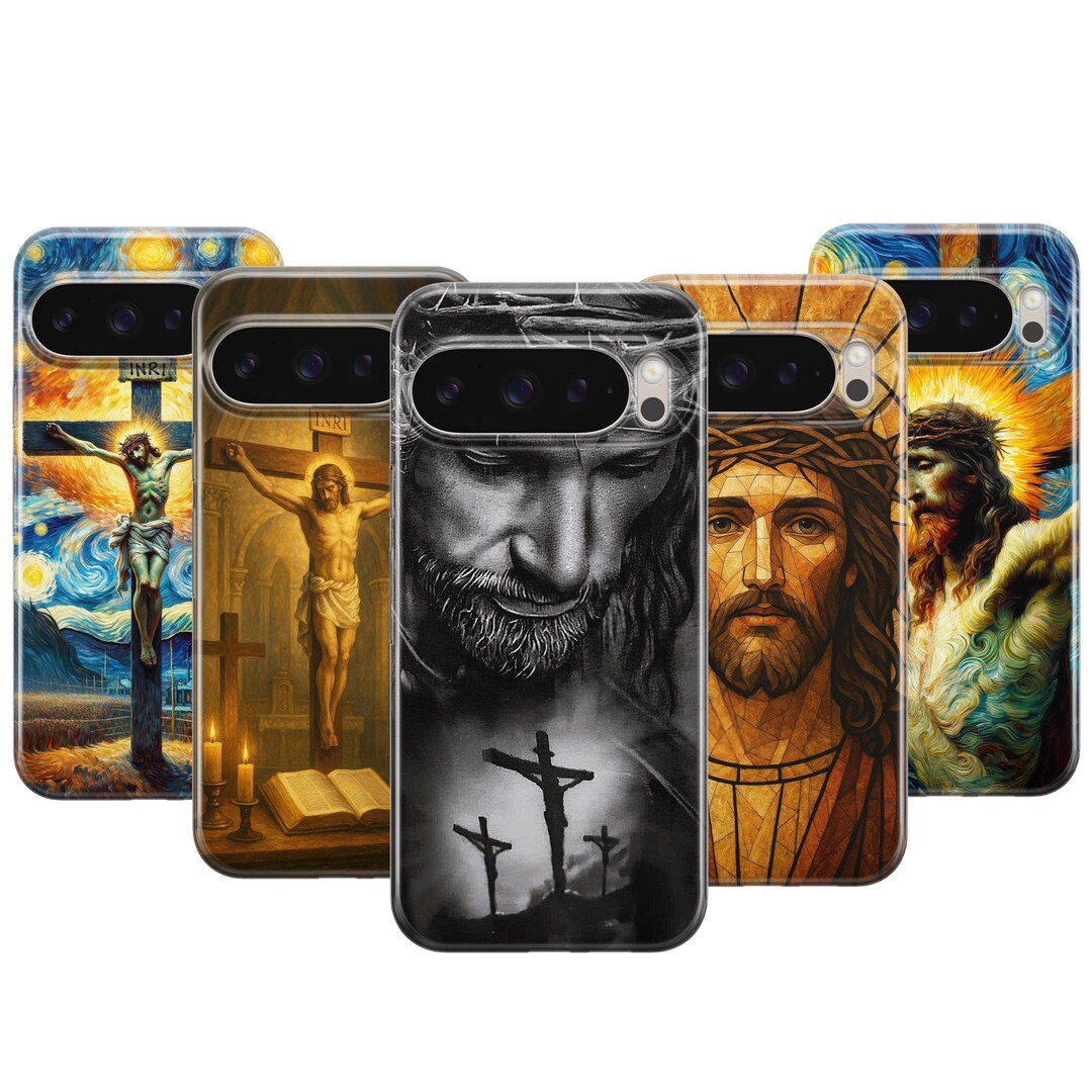 Jesus Christ Phone Case Christian Bible Google Pixel Case 10 Proxl 9 ...