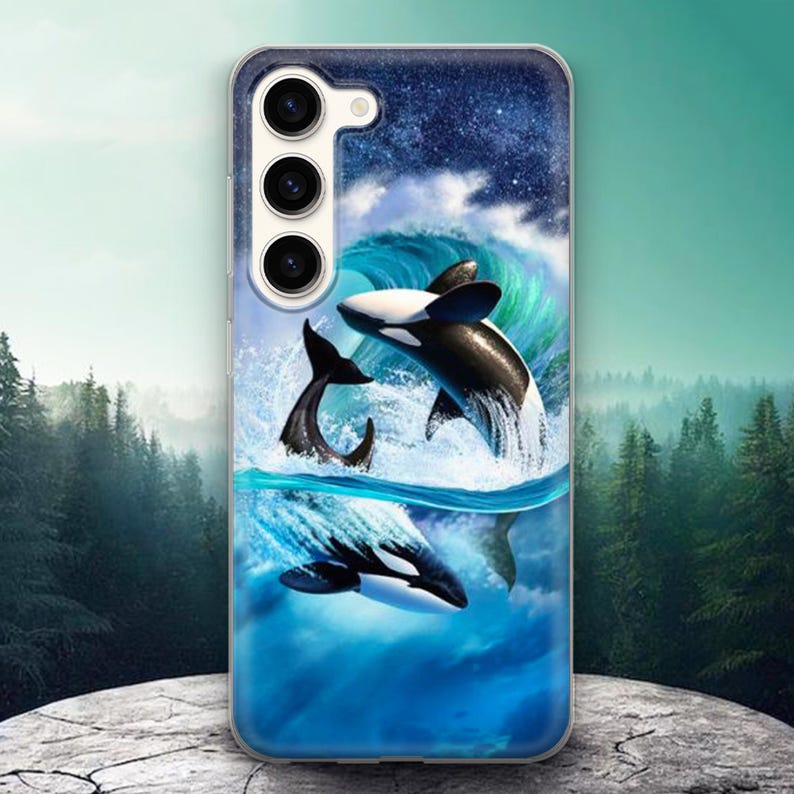 Orca Phone Case Killer Whale Samsung Galaxy Case S25 Ultra S24 Plus ...