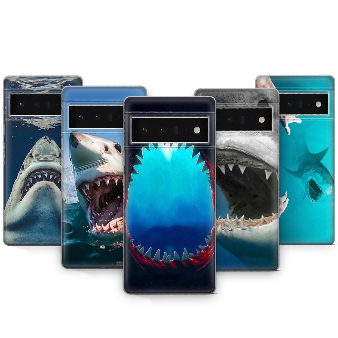 Great White Shark Phone Case Shark Jaws Google Pixel Case 10 Proxl 9 ...