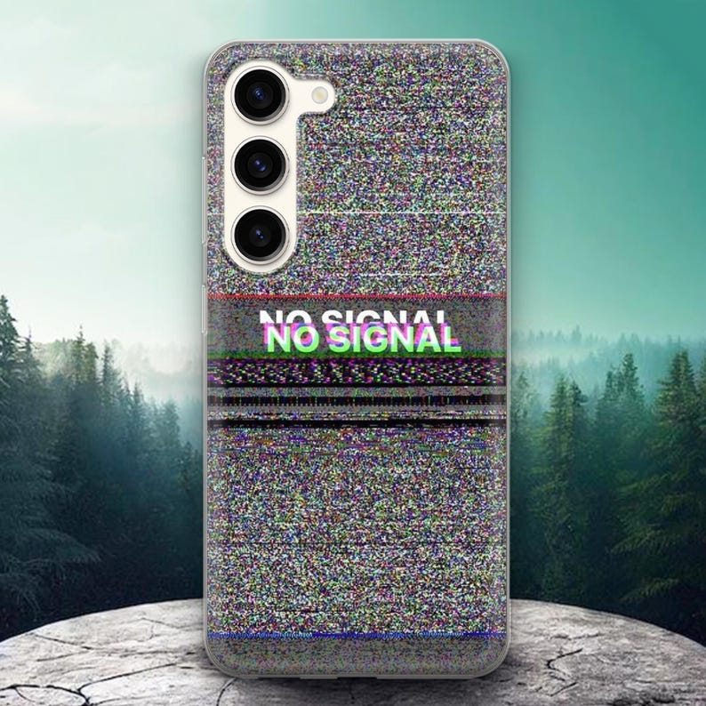 Old TV Static Screen Please Stand by No Signal Phone Case for Samsung ...