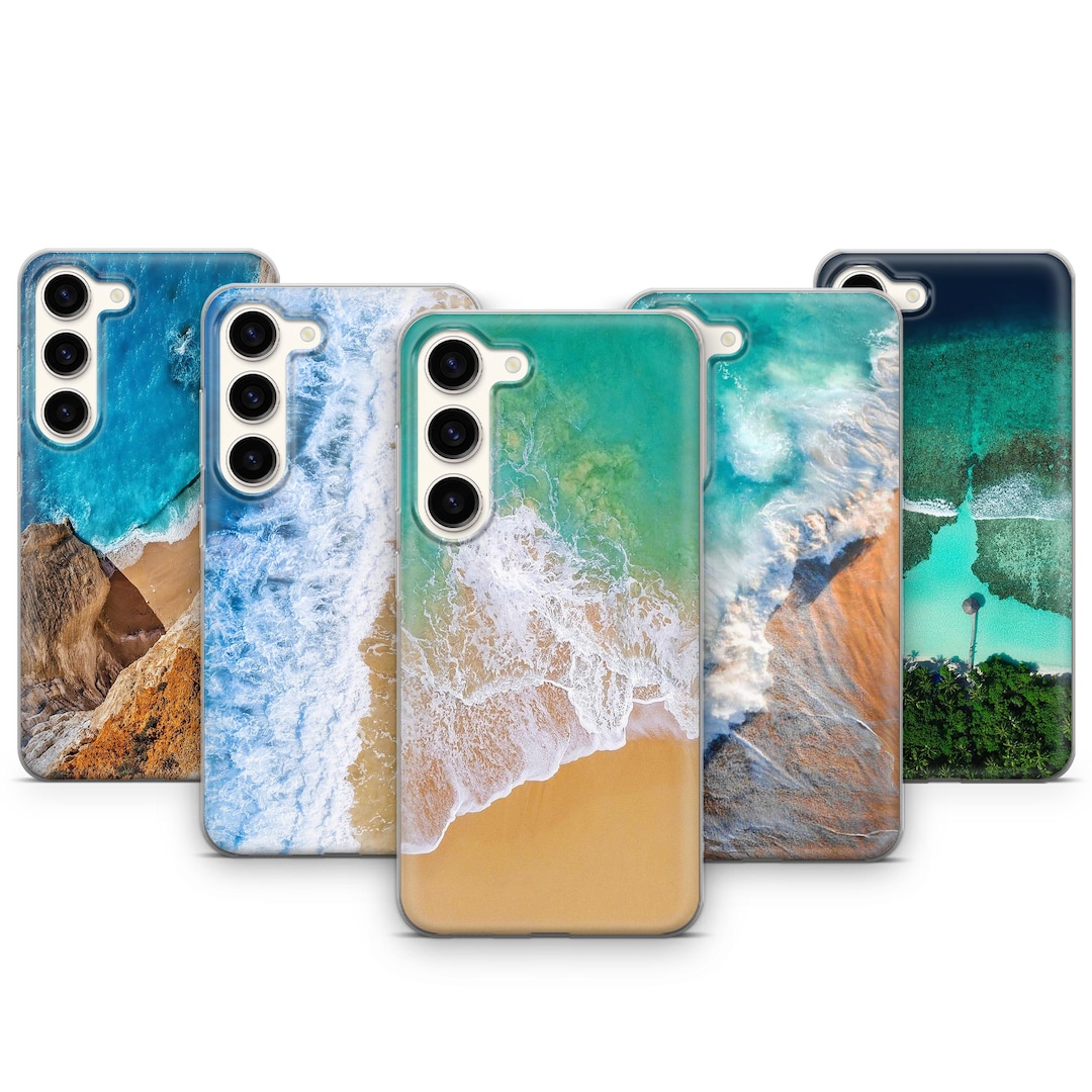 Ocean Lagoon Beach Sand Phone Case Sea Waves Samsung Galaxy Case S25 ...