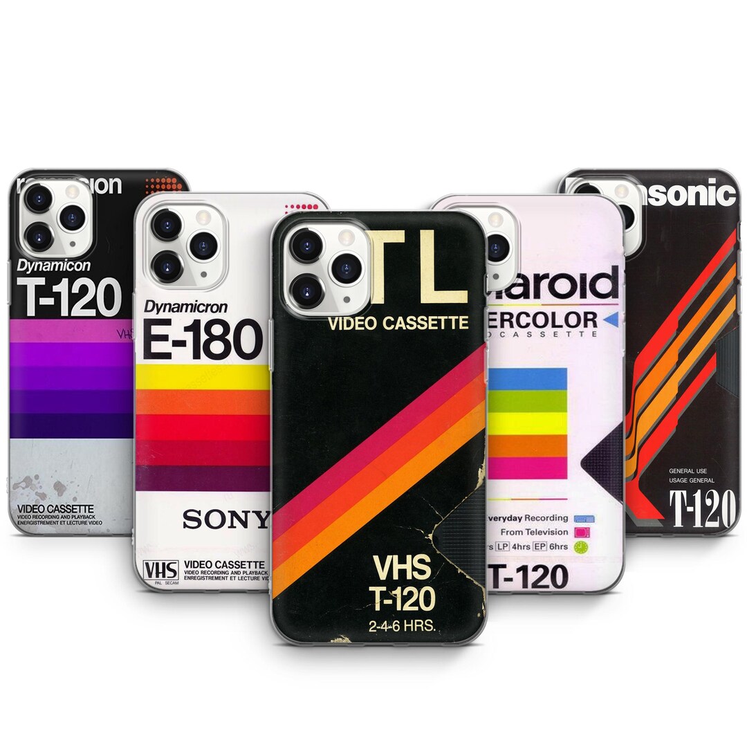 Old Vintage Retro Cassette VHS Video Tape Phone Case for iPhone 16 Pro ...