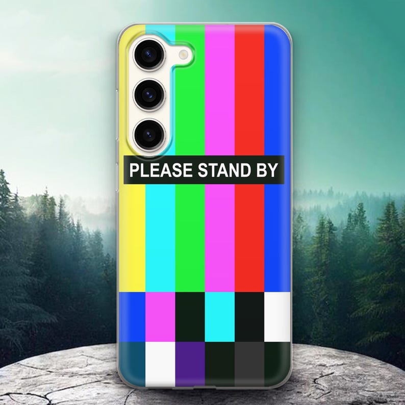 Old TV Static Screen Please Stand by No Signal Phone Case for Samsung ...
