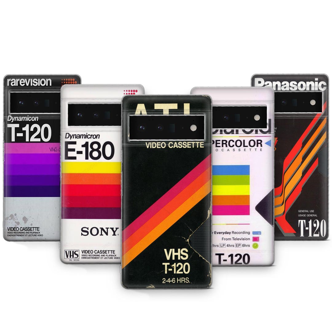 Old Cassette VHS Phone Case Retro Video Tape Google Pixel Case 10 Proxl ...