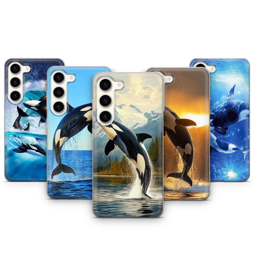 Orca Phone Case Killer Whale Fit for Samsung Galaxy S26 Ultra S25 FE ...