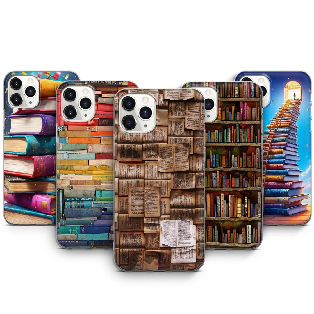 Bookmark Book Phone Case Old Bookshelf iPhone Case 17 Promax 16pro 15 ...