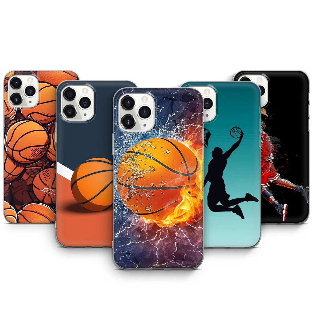 Air Jump Slam Dunk Basketball Phone Case for iPhone 16 Pro Max 15, 14 ...