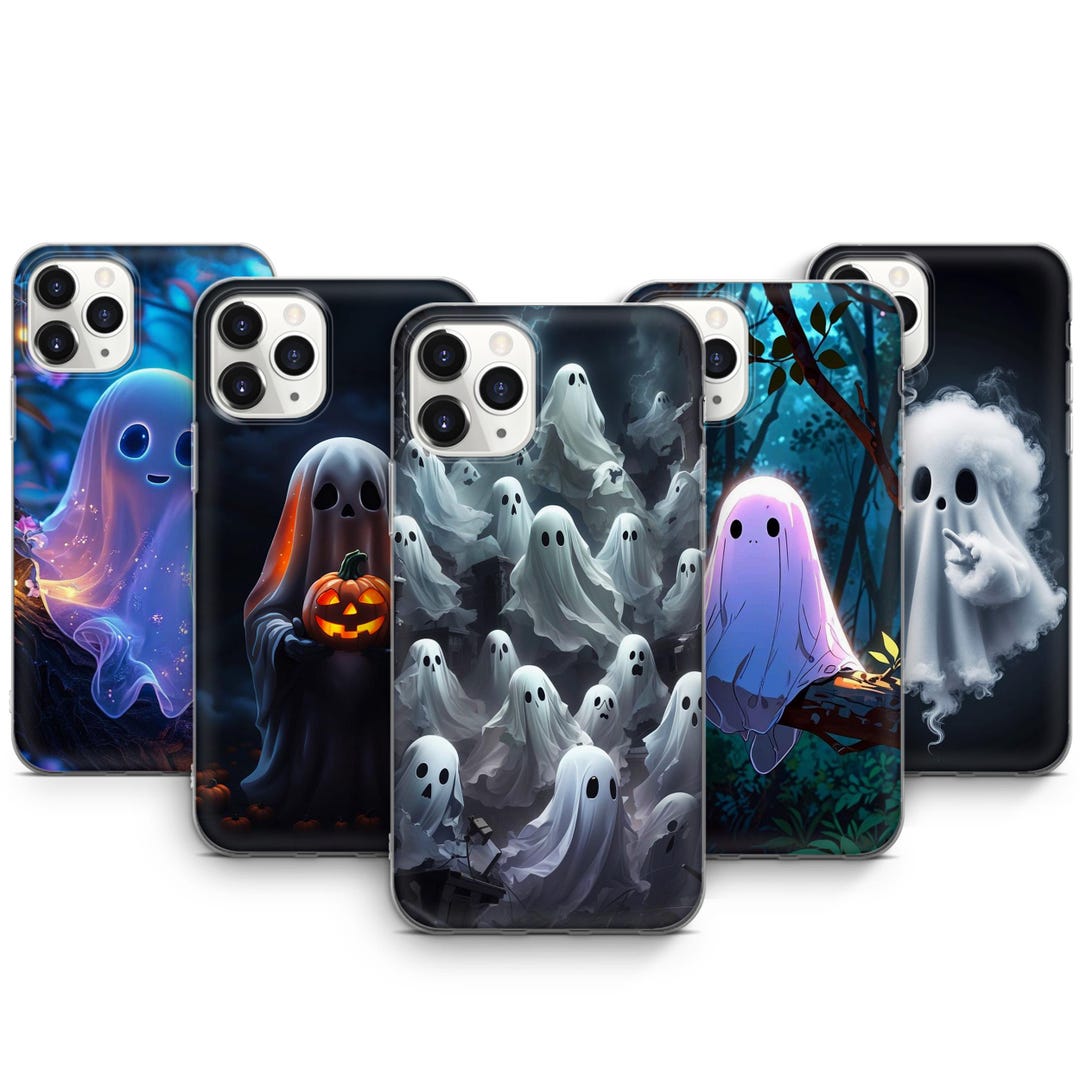 Cute Ghost Phone Case Scary Creepy Spirit iPhone Case 17 Promax 16pro ...