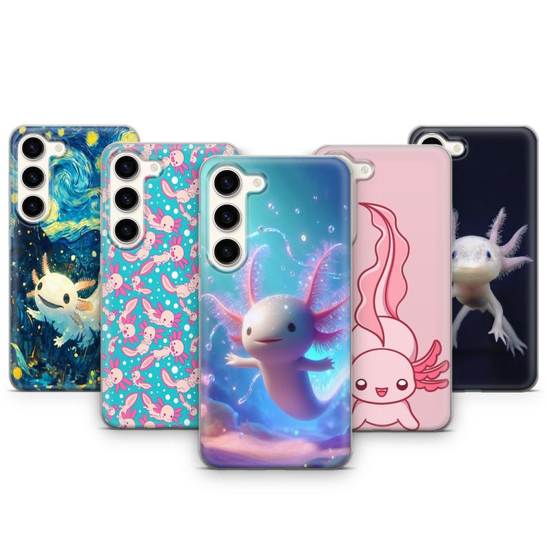 Axolotl Fish Amphibian Phone Case for Googlepixel 9 Pro XL 8 Pro 7 6 5 ...