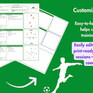 Editable Soccer Training Plan Template Customizable for Coaches Youth ...