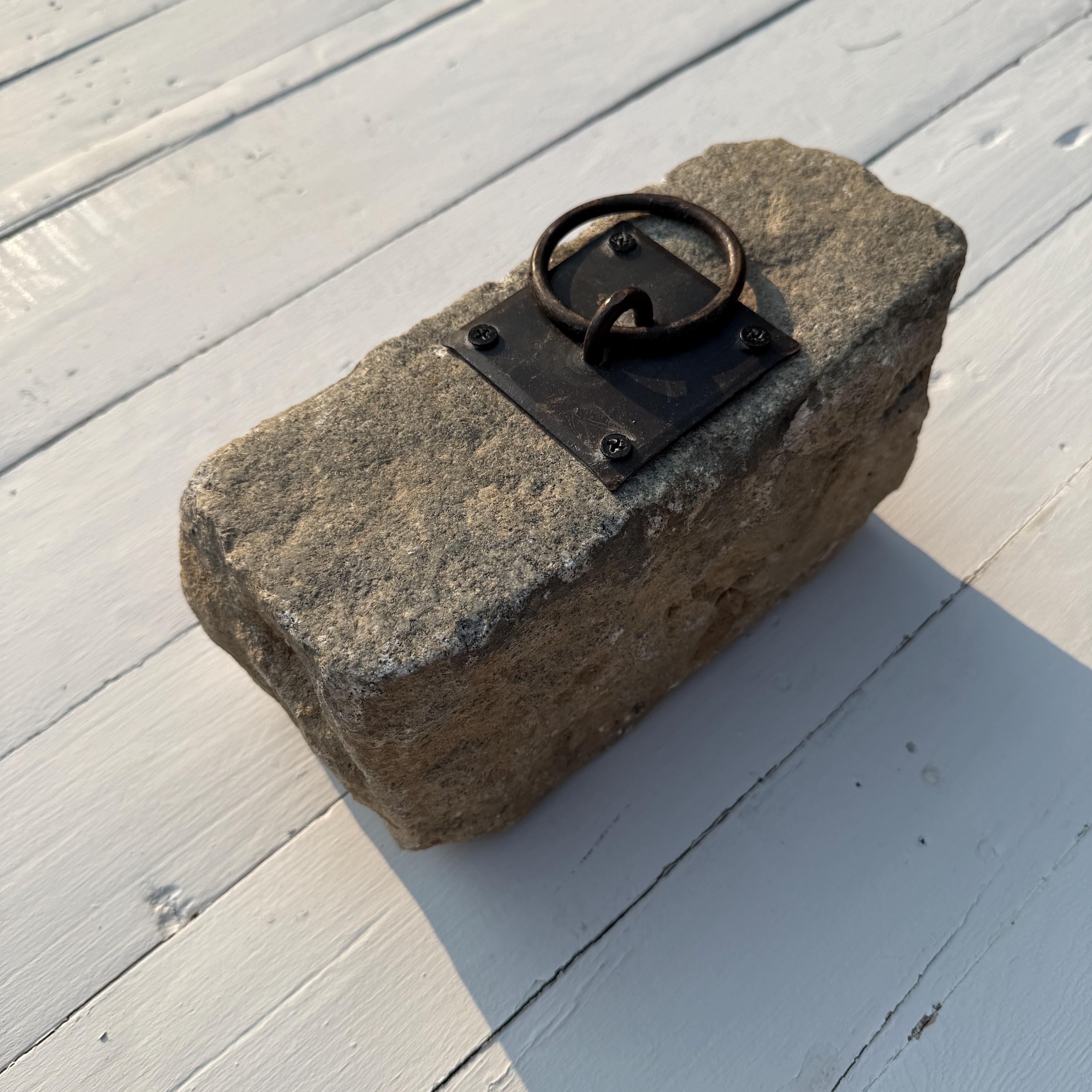 Reclaimed NYC Cobblestone Door Stopper: Medieval Cast Iron Ring - Etsy