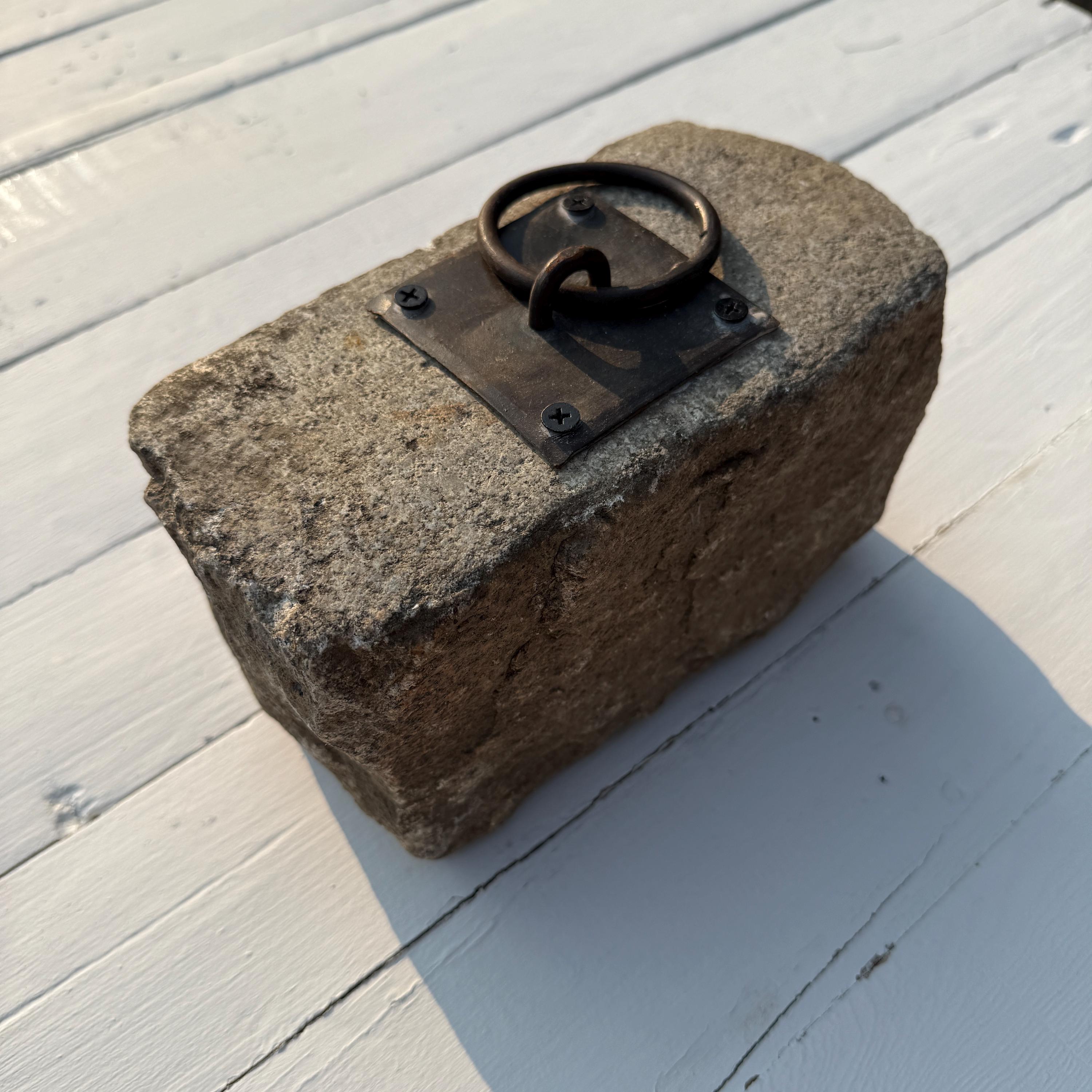 Reclaimed NYC Cobblestone Door Stopper: Medieval Cast Iron Ring - Etsy