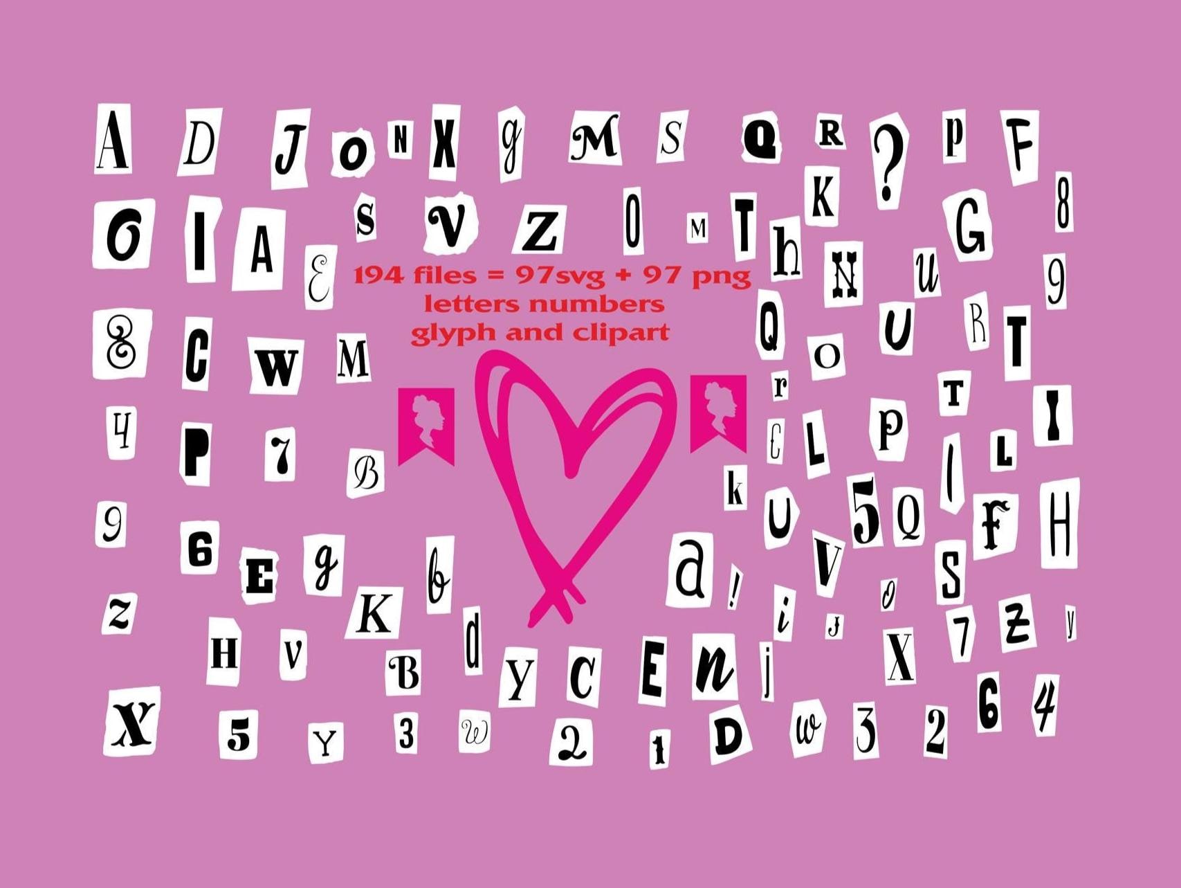 Burn Book Font SVG PNG, Burn Book Font TTF, Burn Book Alphabet Svg ...