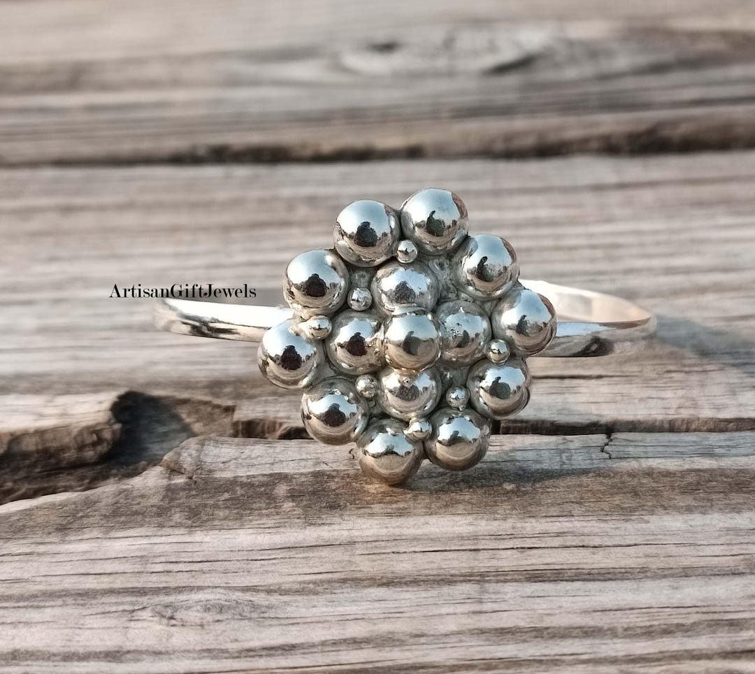 Traditional Indian Bangle, Sterling Silver Bangle, Handmade Bangle ...