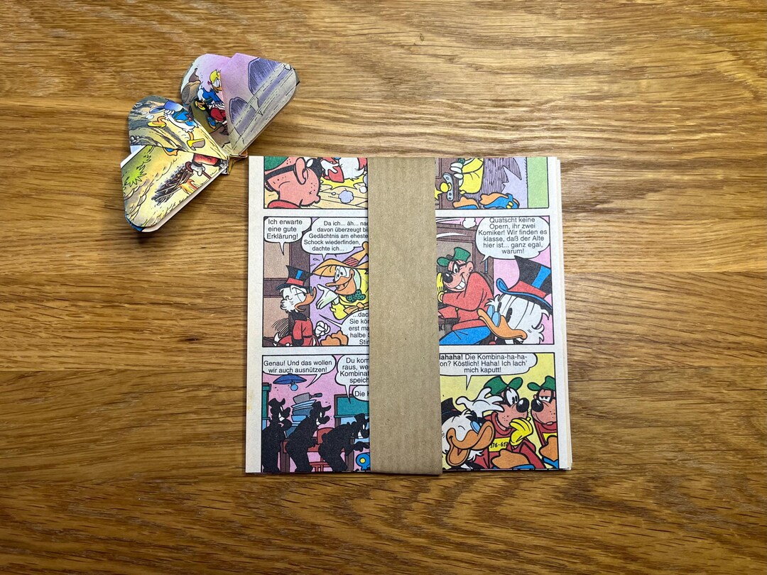 Scrooge Mcduck Origami Paper Vintage Comics 12 X 12 Cm – 20 Sheets, 90s ...