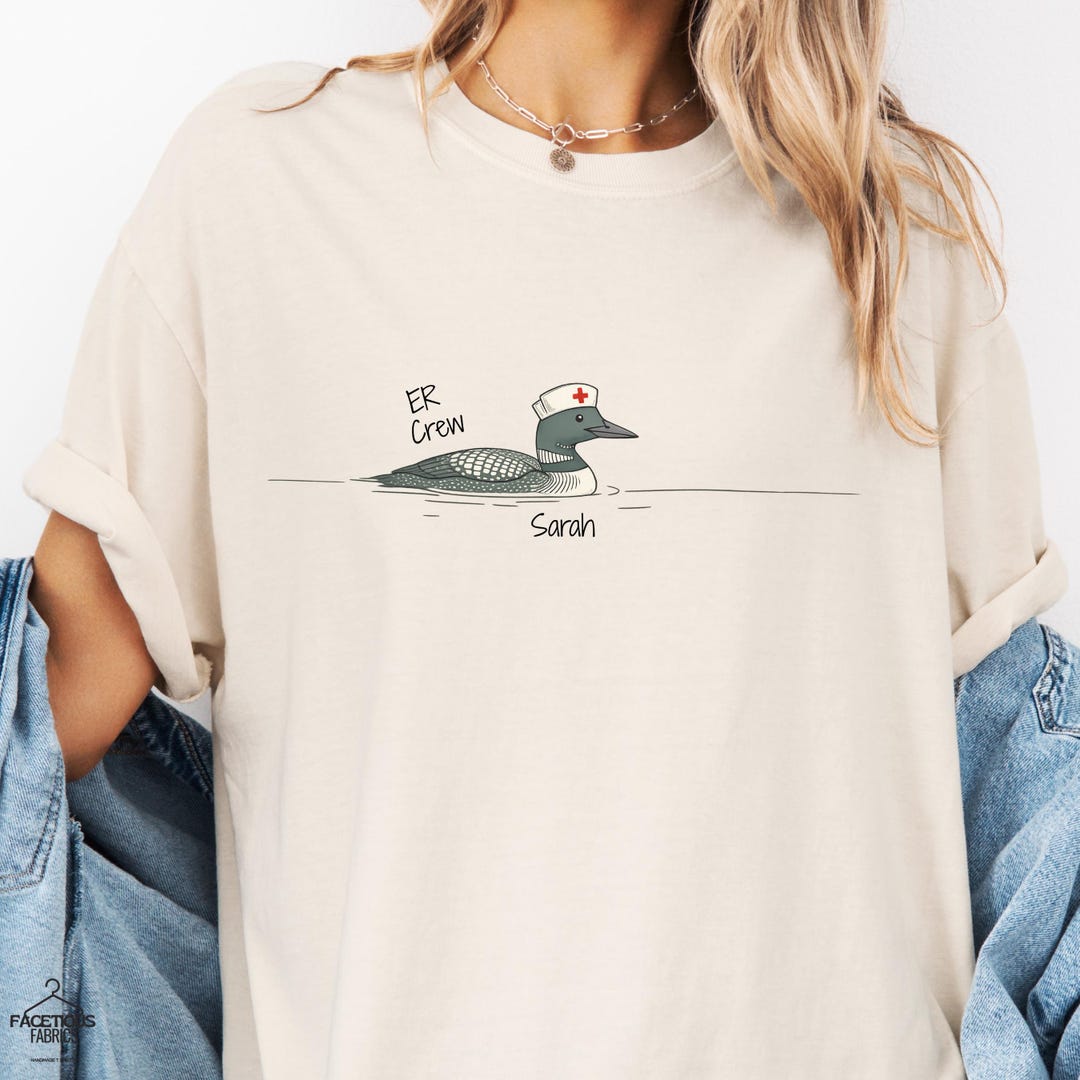 Emergency Nurse Shirt ER Nurse Duck Tee Funny Emergency Room Nurse Gift ...
