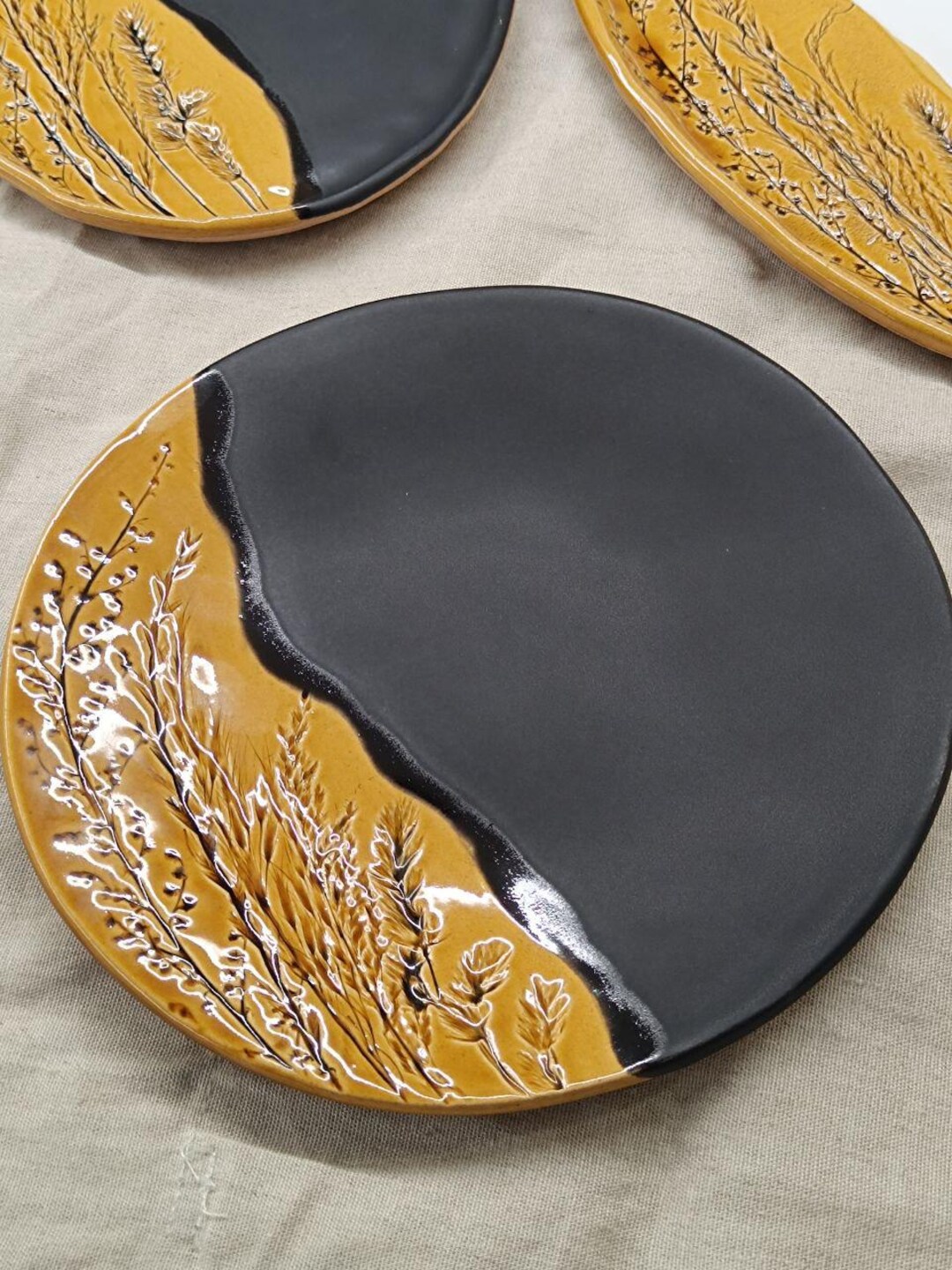 Unique Dinnerware Plates / Ceramic Dinner Plate – Rustic Pottery Gift ...