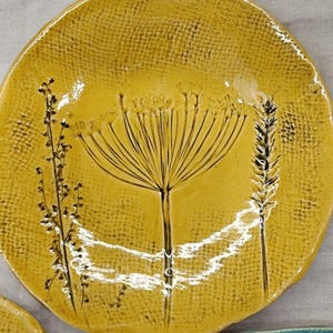 Unique Dinnerware Plates / Ceramic Dinner Plate / Rustic Breakfast ...