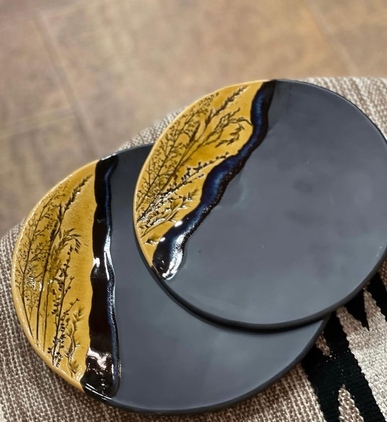 Unique Dinnerware Plates / Ceramic Dinner Plate – Rustic Pottery Gift ...