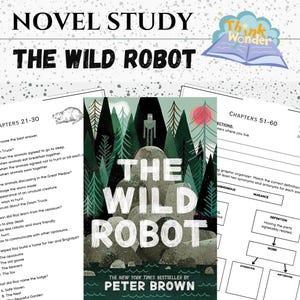 The Wild Robot Novel Study: Elementary & Middle School Literature ...